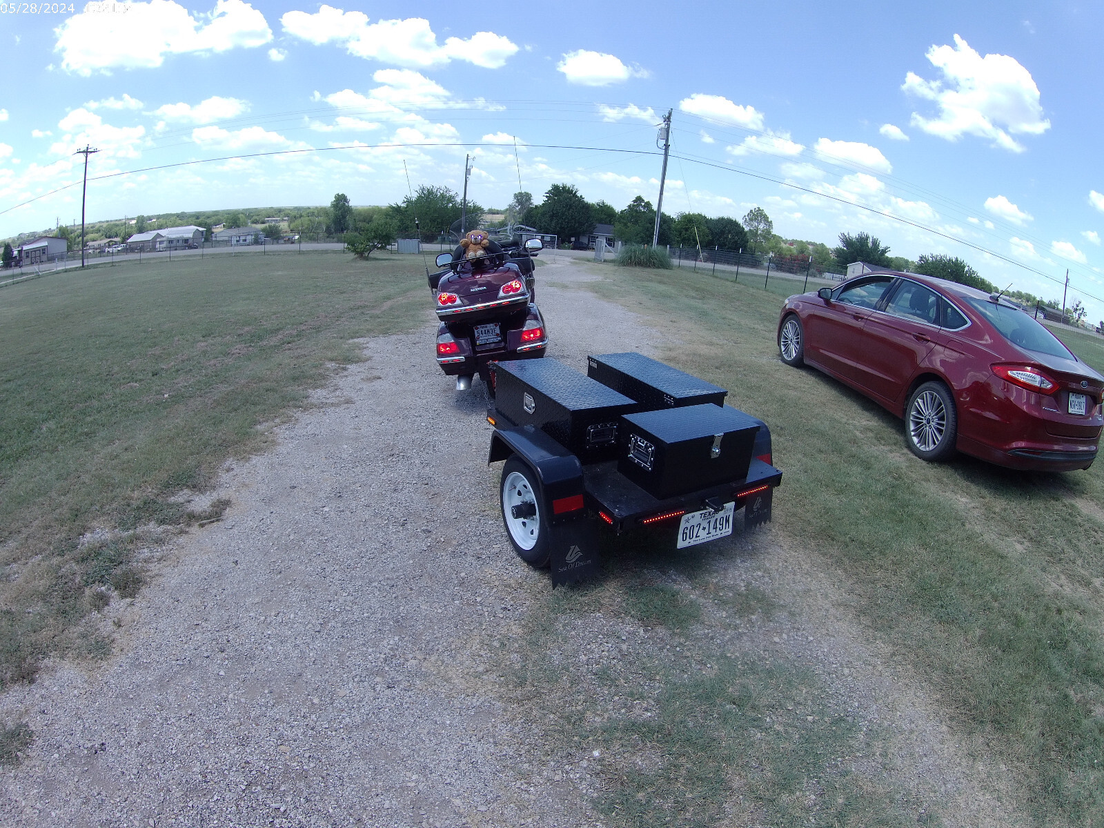 motorcycle pull behind cargo trailer | eBay