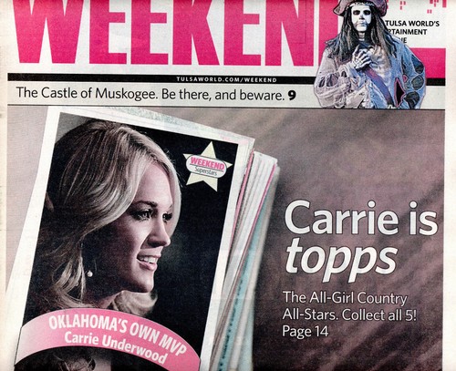 WEEKEND Magazine Oct. 7 2010 Carrie Underwood Bad Company Tulsa ...
