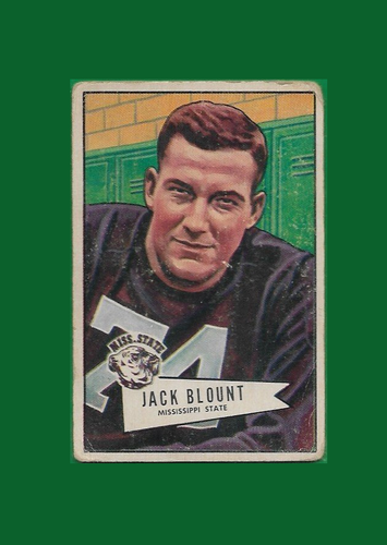 1952 Bowman Small #80 Jack Blount (RC) (P-FAIR) Philadelphia Eagles | eBay