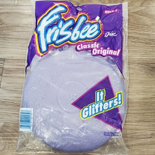 Vtg 1994 Kransco Wham-O Frisbee Disc Purple Glitter Classic Original ...