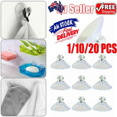 1/10/20PCS M4 Thread 40mm Suction Cups With Knurled Nut Clear for ...