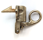 NOS! Vintage Solid Bright Brass European-Style Transom Catch w/Pointed ...