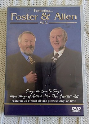 FOSTER & ALLEN Vol. 2 Songs We Love To Sing DVD LIKE NEW R- ALL-FREE ...