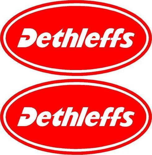 DETHLEFFS CARAVAN MOTORHOME OVAL STICKERS DECAL CHOICE OF COLOURS #007 ...