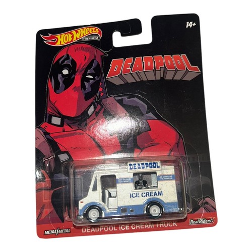 Marvel HOT WHEELS Premium DEADPOOL Ice Cream Truck Scale 1:64 | 2018 ...