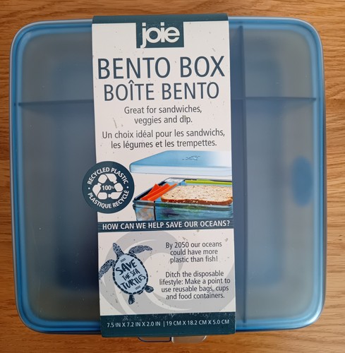 Joie Bento Box Perfectly Portion Meals On The Go Container Blue | eBay UK
