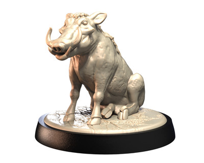 Warthog - Pose 2 | Beastforge | Wild Animals Africa | Miniature | 32mm ...