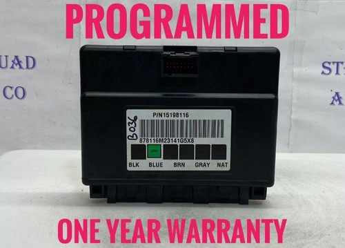 PROGRAMMED Chevrolet GMC Truck BCM Body Control Module 15198116 "B036 ...