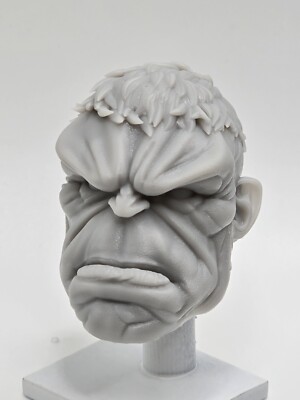 3d Printed IMMORTAL HULK NORMAL HEAD BIG FIG GRAY HULK 8" Marvel ...