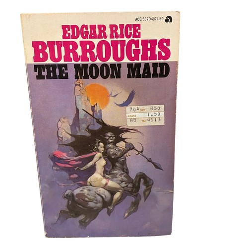 The Moon Maid Edgar Rice Burroughs 1923 Sci-Fi Fantasy Paperback Book ...