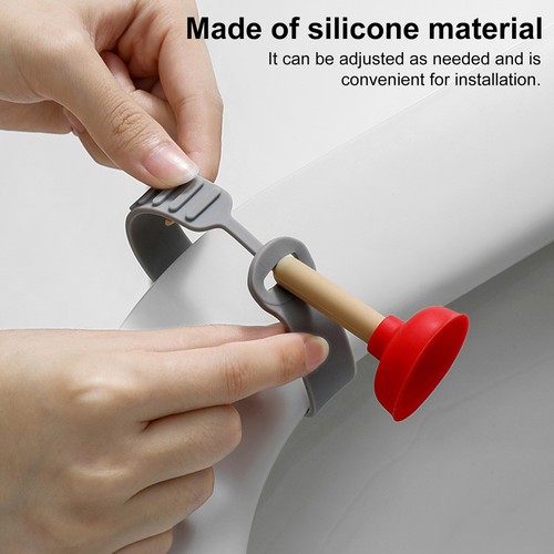 Silicone Toilet Lid Lifter Flexible Adjustable Telescopic Handle | eBay
