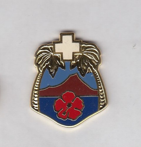US Army Medical Center TRIPLER AMC ~1.25" crest DUI badge cb V-21 | eBay