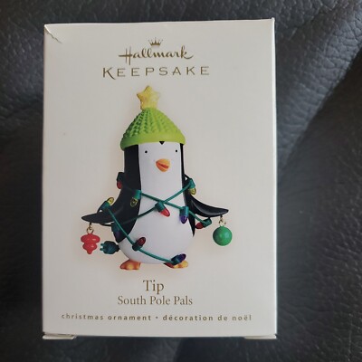 Hallmark Christmas Ornament Tip the Penguin South Pole Friends Series ...