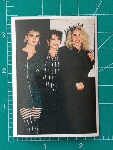 1987 Radiocorriere TV Rock POP Music sticker Card RARE THE BANGLES ...