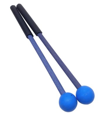 1 Pair 9 Inch Rubber Xylophone Sticks Tongue Drum Mallets Percussion ...