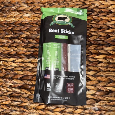 New Riverbend Ranch Beef Sticks Jalapeño 6 Ct Bag | eBay