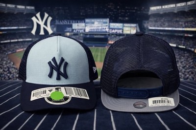 Men's New York Yankees New Era Light Blue/Navy 2-Tone Color Pack 9FORTY ...