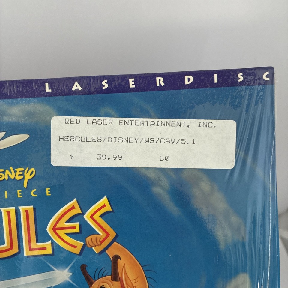 WALT DISNEY HERCULES Vintage Laserdisc Widescreen 1998 Rare VG+ | eBay