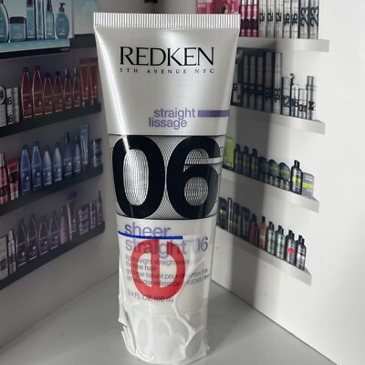 Redken Straight Lissage Sheer Straight 06 Straightening Gel 3.4 oz | eBay