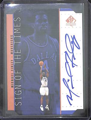 1998-99 Upper Deck SP Sign of the Times Autograph #MI Michael Finley | eBay