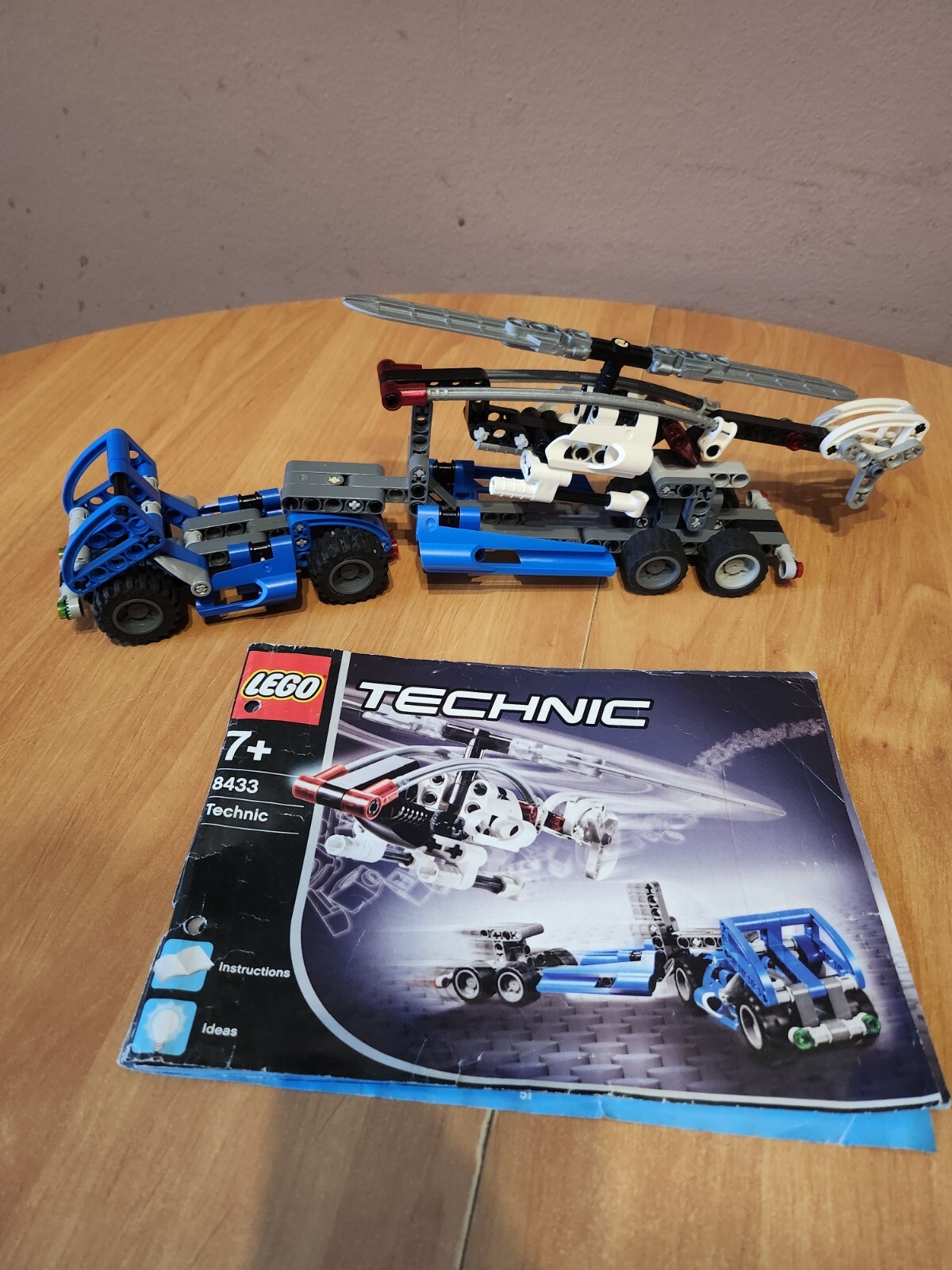 Lego Technik Nr 8433 LkW mit Hubschrauber und Bauanleitung | eBay