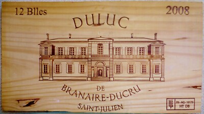 Château DULUC de BRANAIRE-DUCRU 2008 Saint JULIEN Médoc ESTAMPE Vin ...