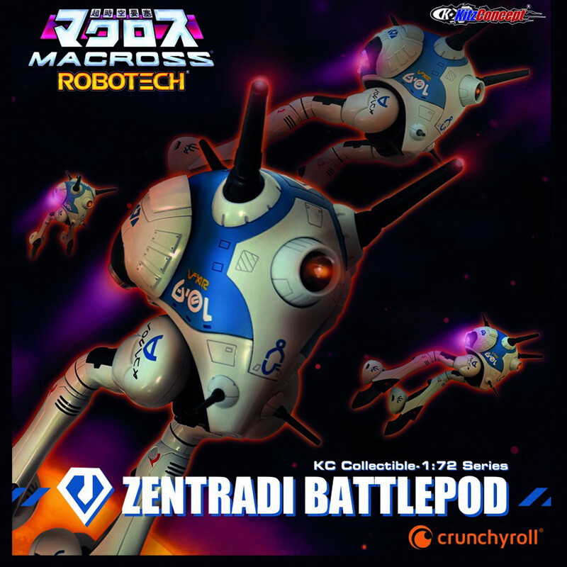 KitzConcept 1/72 MACROSS ROBOTECH ZENTRADI BATTLEPOD ACTION FIGURE TOY | eBay