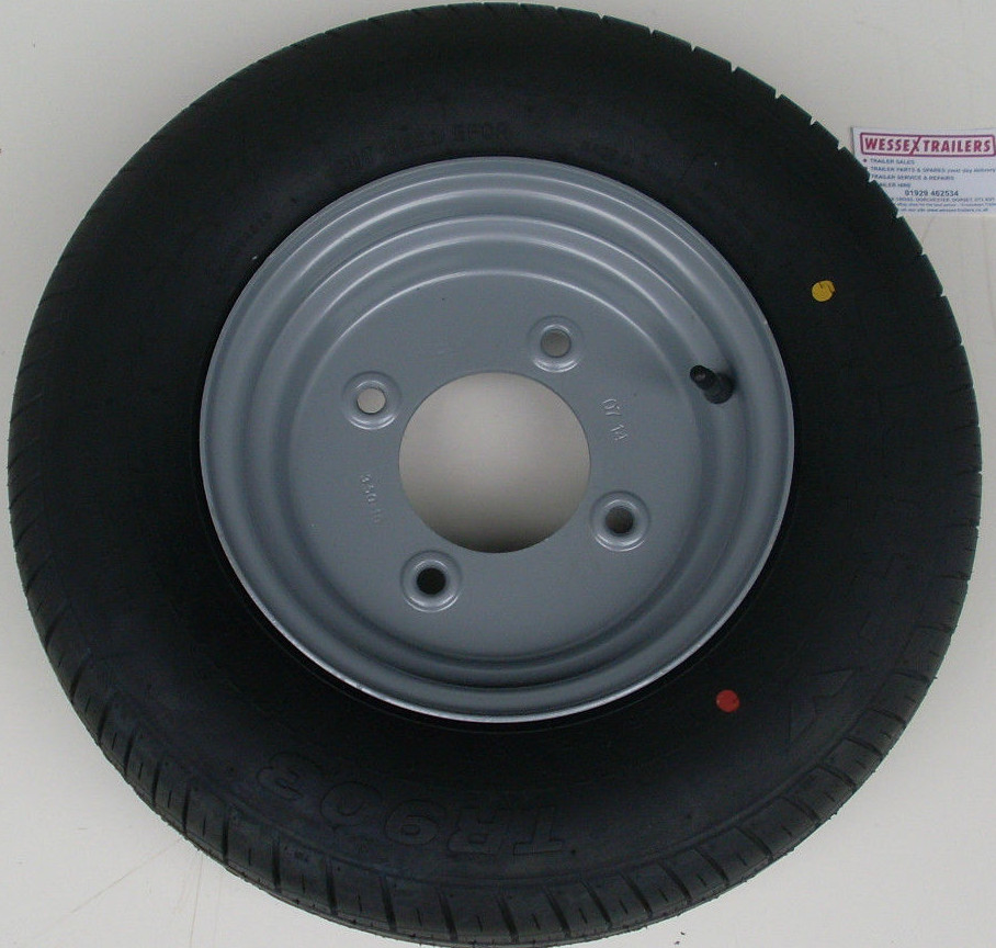 145/80 R10 4 STUD 5.5 PCD 8 PLY RATED TRAILER WHEEL | eBay UK