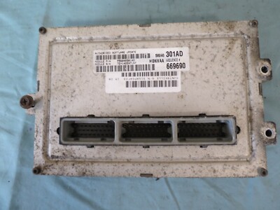2002 02 Dodge Dakota 3.9L MT Engine Control Module ECM ECU HGNXAA ...
