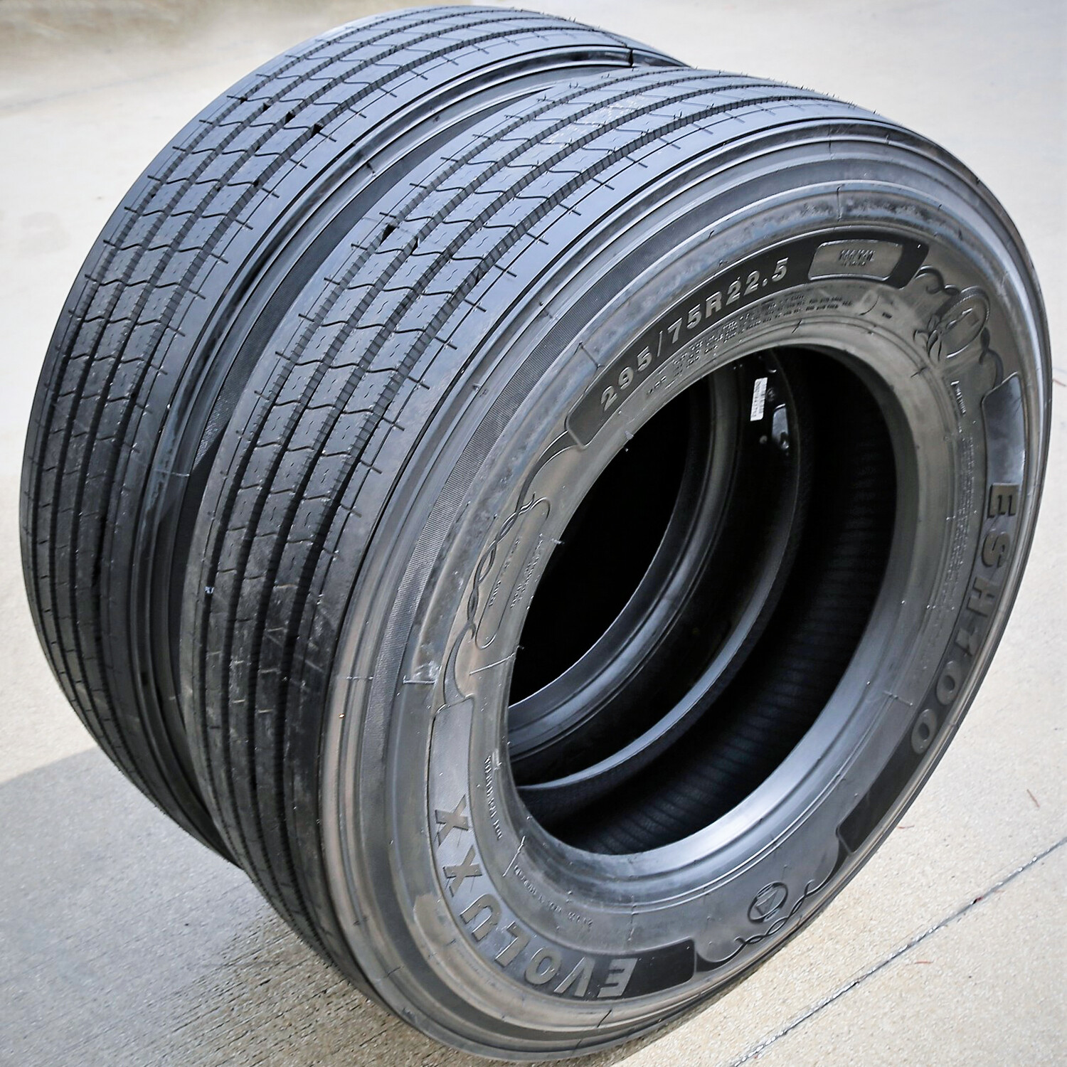 4 Tires Evoluxx ESH100 295/75R22.5 Load G 14 Ply Steer Commercial | eBay