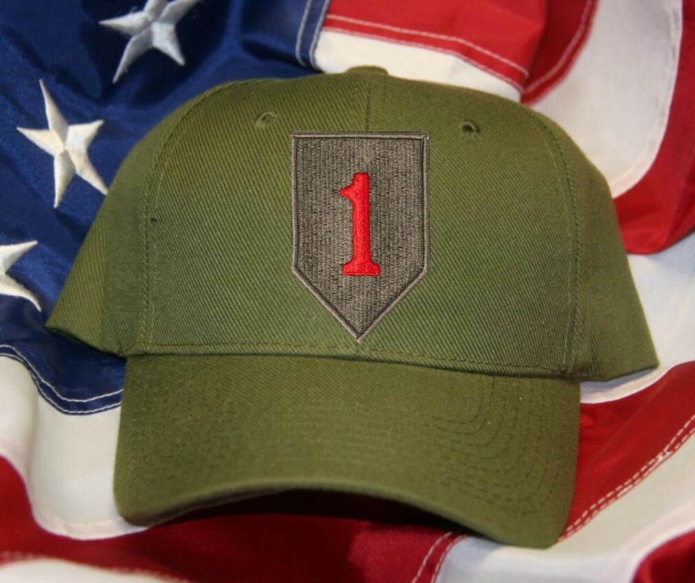 1ST INFANTRY DIVISION HAT PATCH CAP AMERICA'S CORP PIN UP US ARMY ...
