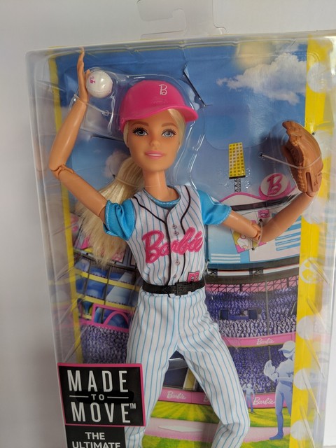 Barbie Frl98 Made to Move Baseball Player Doll for sale online | eBay