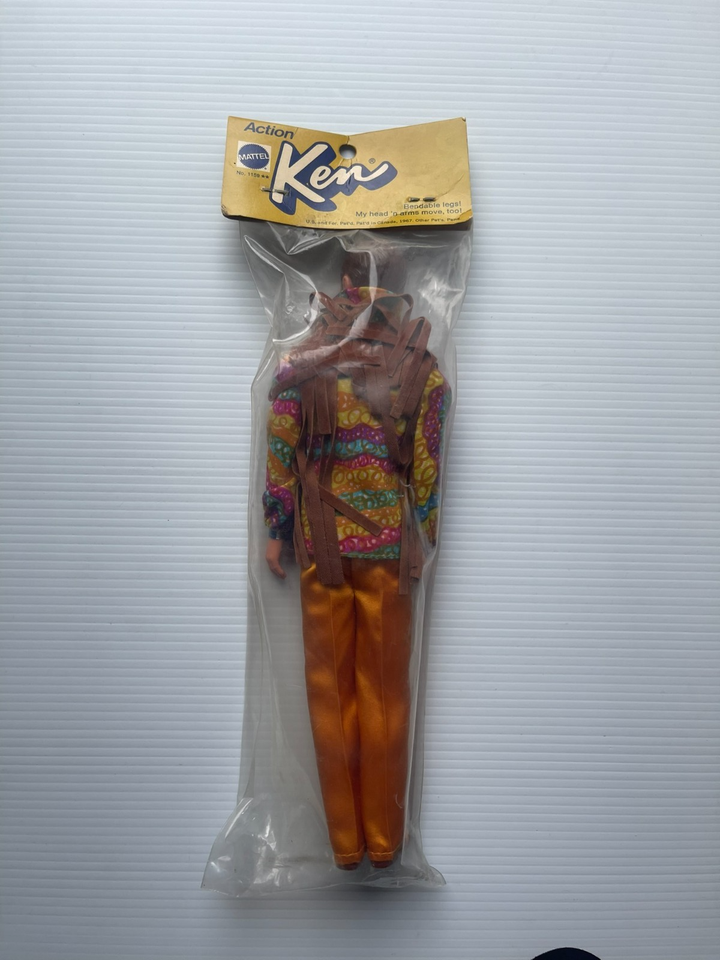 VINTAGE 1973 MATTEL BRUNETTE BENDABLE LEG LIVE ACTION KEN DOLL #1159 | eBay