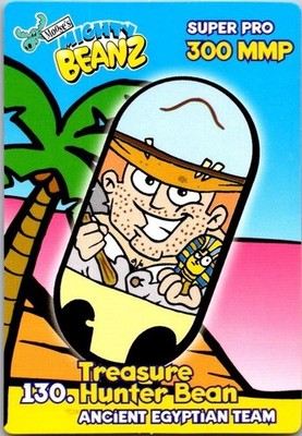 2002 Moose Enterprises 130. TREASURE HUNTER BEAN Mighty Beanz card Free ...