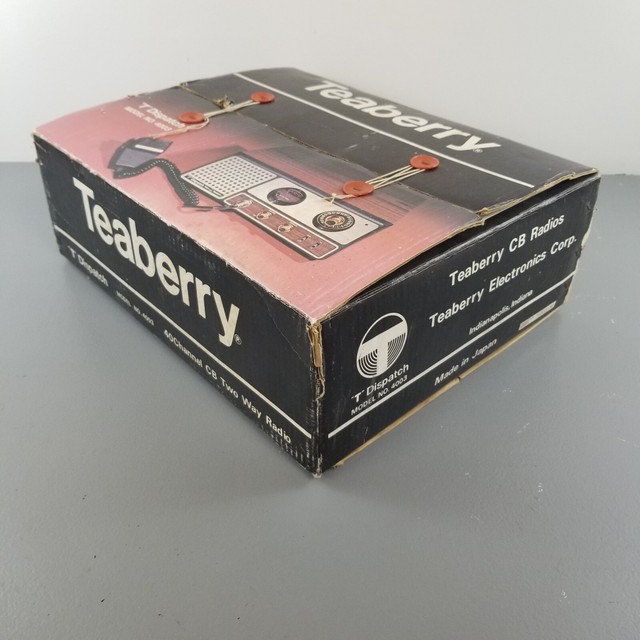 NOS TEABERRY T-Dispatch Model 4003 Vintage CB Radio 40 Channel for sale ...