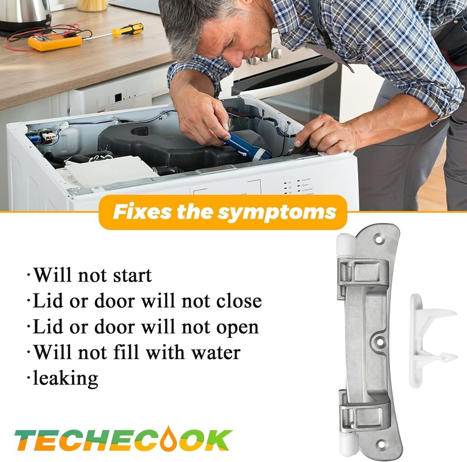 Washer Door Hinge for Frigidaire Affinity FAFW4011LW0 FAFS4272LW0 ...