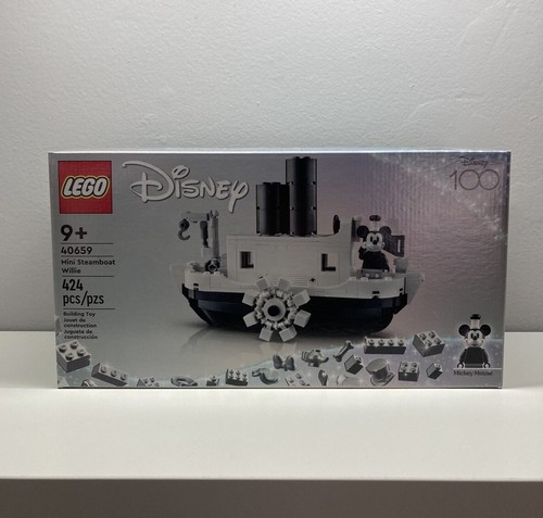 LEGO 40659 Disney 100 Years MINI STEAMBOAT WILLIE Set - New Factory ...