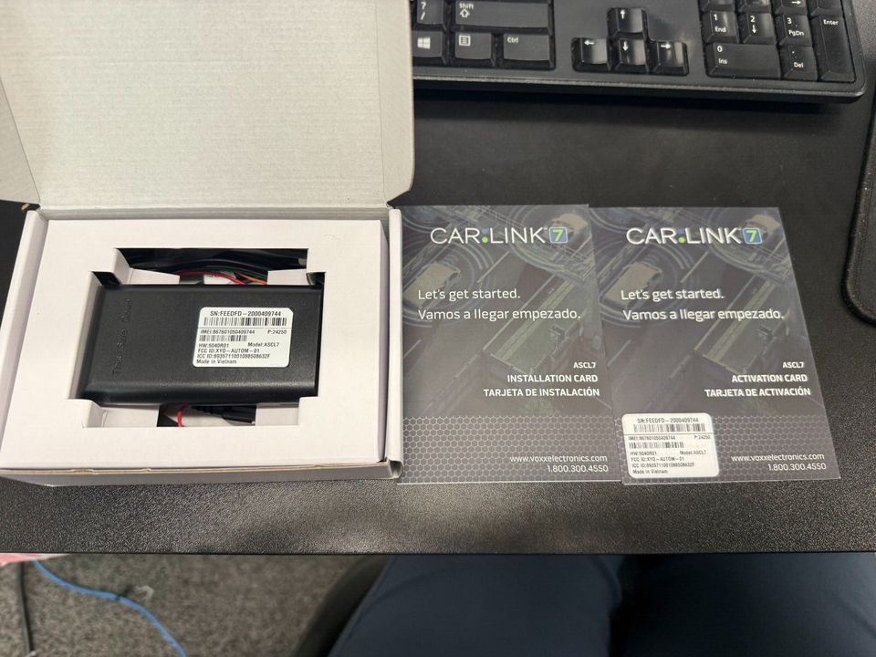 Vox Electronics CarLink ASCL7 Telematics Android iOS Smartphone Vehicle ...