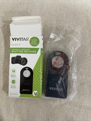 New Genuine OEM Vivitar Click It Remote Shutter with 39 inch Cable VIV ...