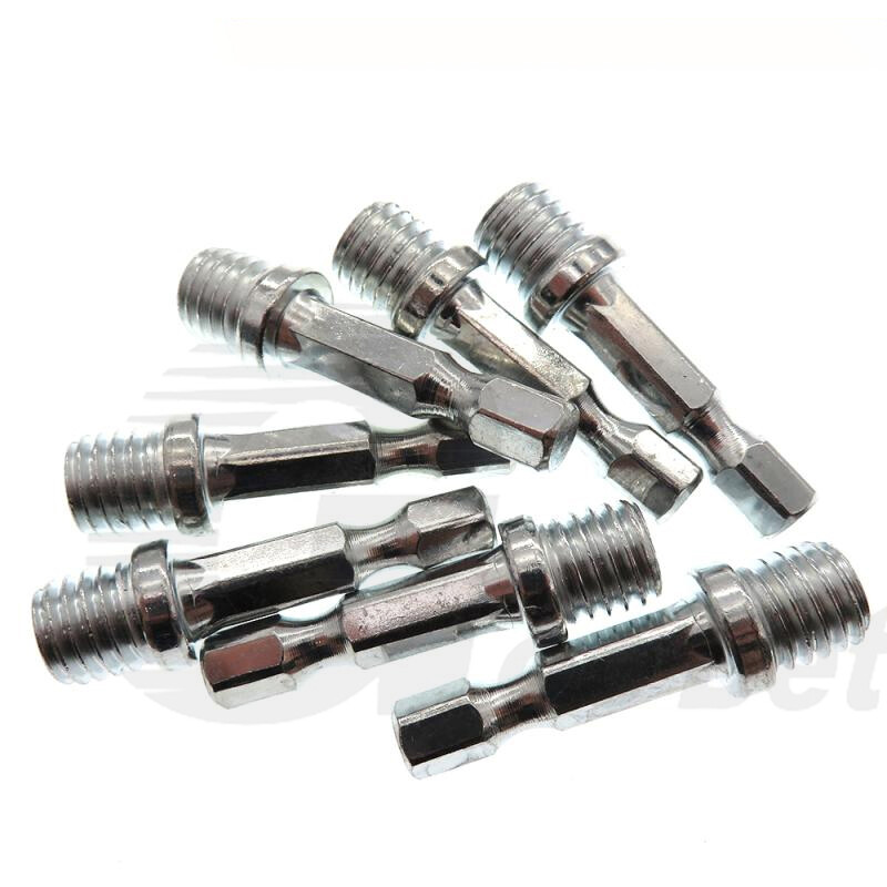 Electric Drill Adapter Mandrel Attachment for Angle Grinder Backing Pad ...