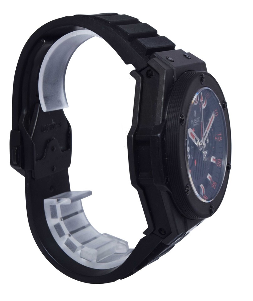 Hublot King Power Black Magic Chronograph Watch Box/Papers 715.CI.1123 ...