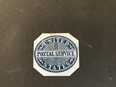 SCOTT UO17 Cut Square Postal Service On Blue Paper Used (U 13) | eBay