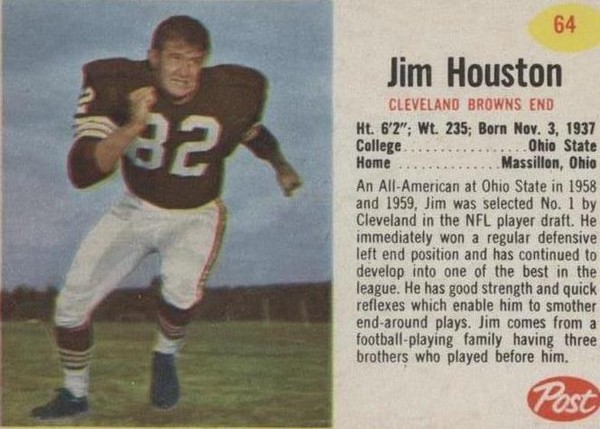1962 Post - #64 Jim Houston (RC) for sale online | eBay