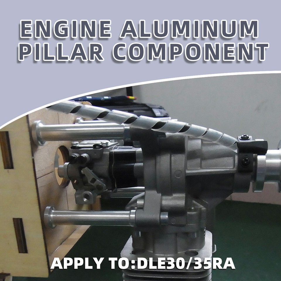 DLE30 /DLE35RA Aluminum Column Accessories D11.5-D15.5mm M5 For DLE ...