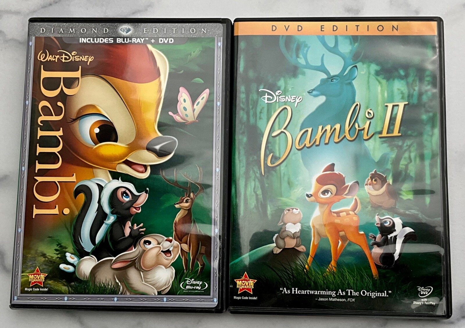 Disney Bambi and Bambi II DVDs lot of 2 - In Excellent Condition. | eBay