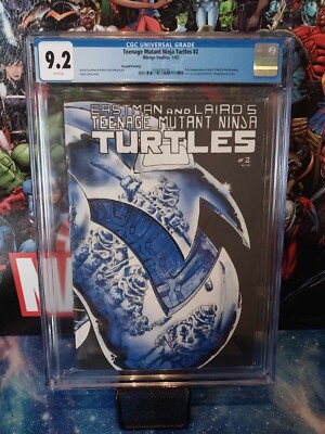 Teenage Mutant Ninja Turtles #2 CGC 9.2 Second Printing White Pges FRSH ...