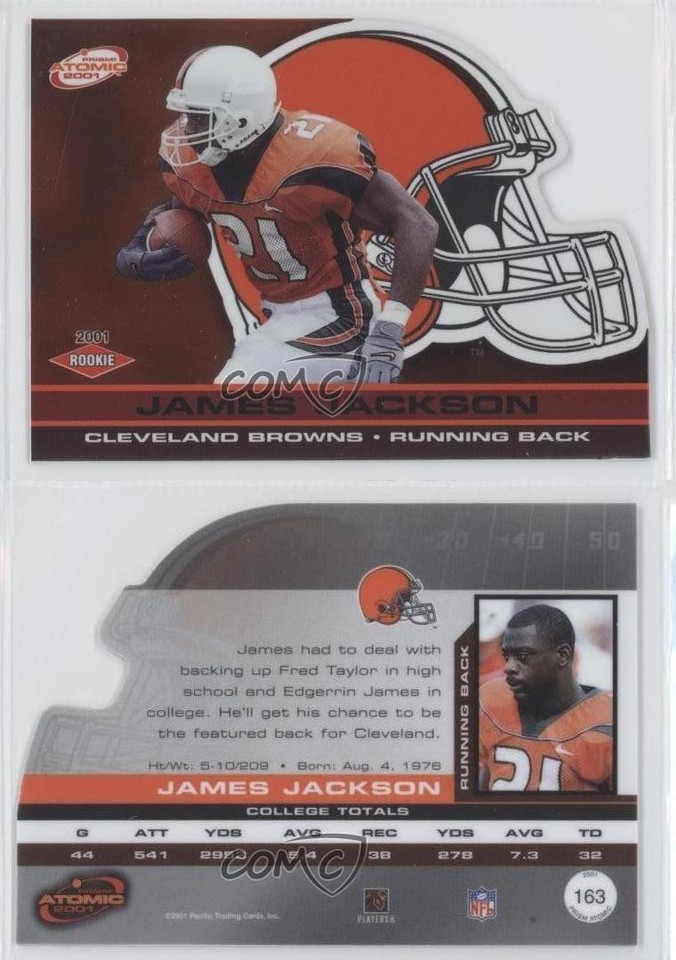 2001 Pacific Prism Atomic Rookie Red Missing Serial Number James ...