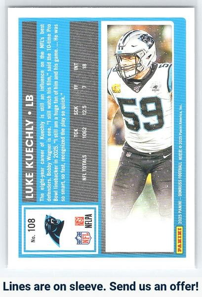 2025 Donruss #108 Luke Kuechly | eBay UK