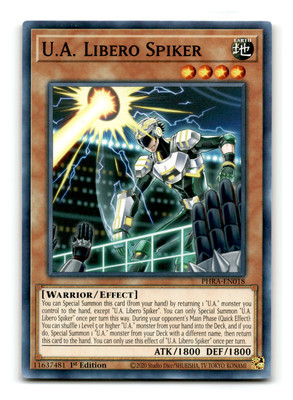 U.A. Libero Spiker - PHRA-EN018 - YuGiOh-LP | eBay