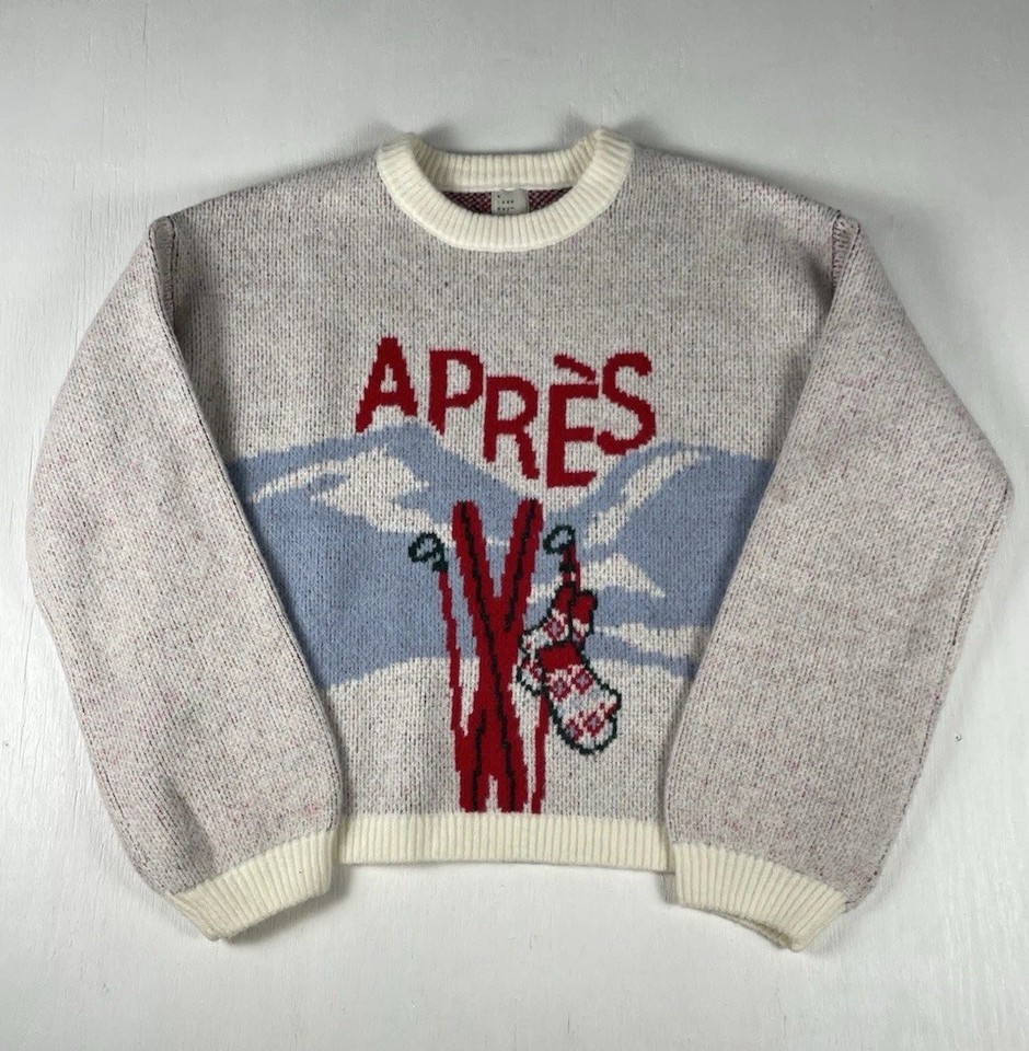 New Target Sweater New Day Cream "Apres Ski" Classic Relaxed Fit M A ...